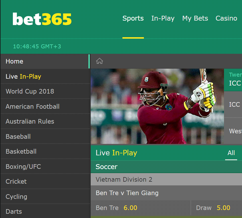 FAIRE RETRAIT SUR BET365- CARTE DE CREDIT OU DE DEBIT